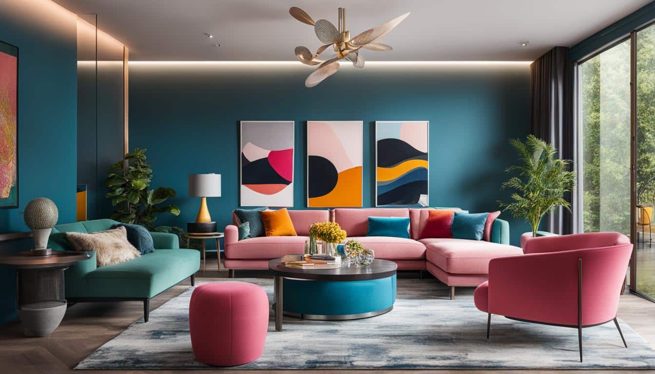 Vibrant Colors Interior Design Trends 2024