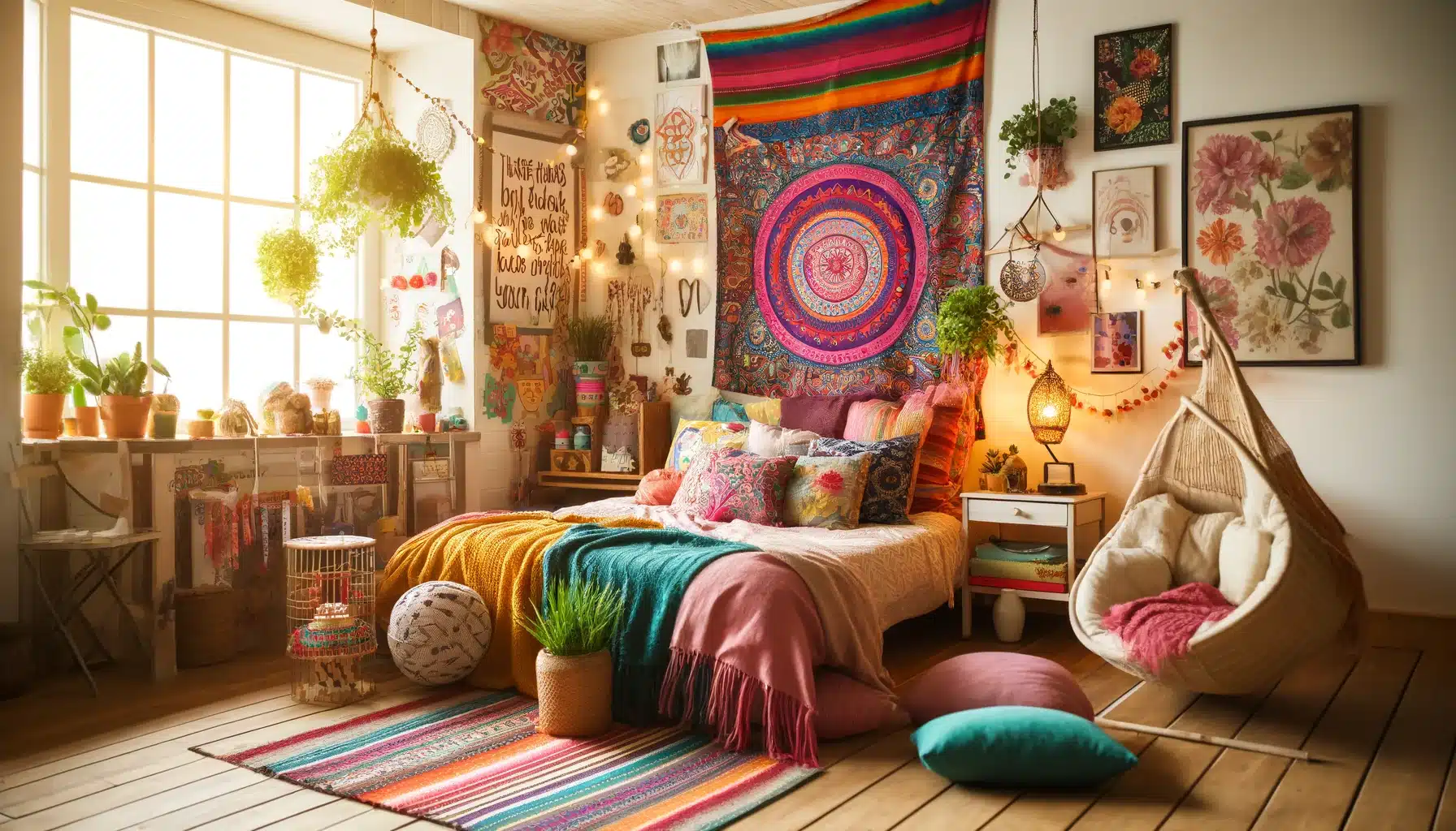 29 Boho Bedroom Ideas For Teens - My Elegant Home