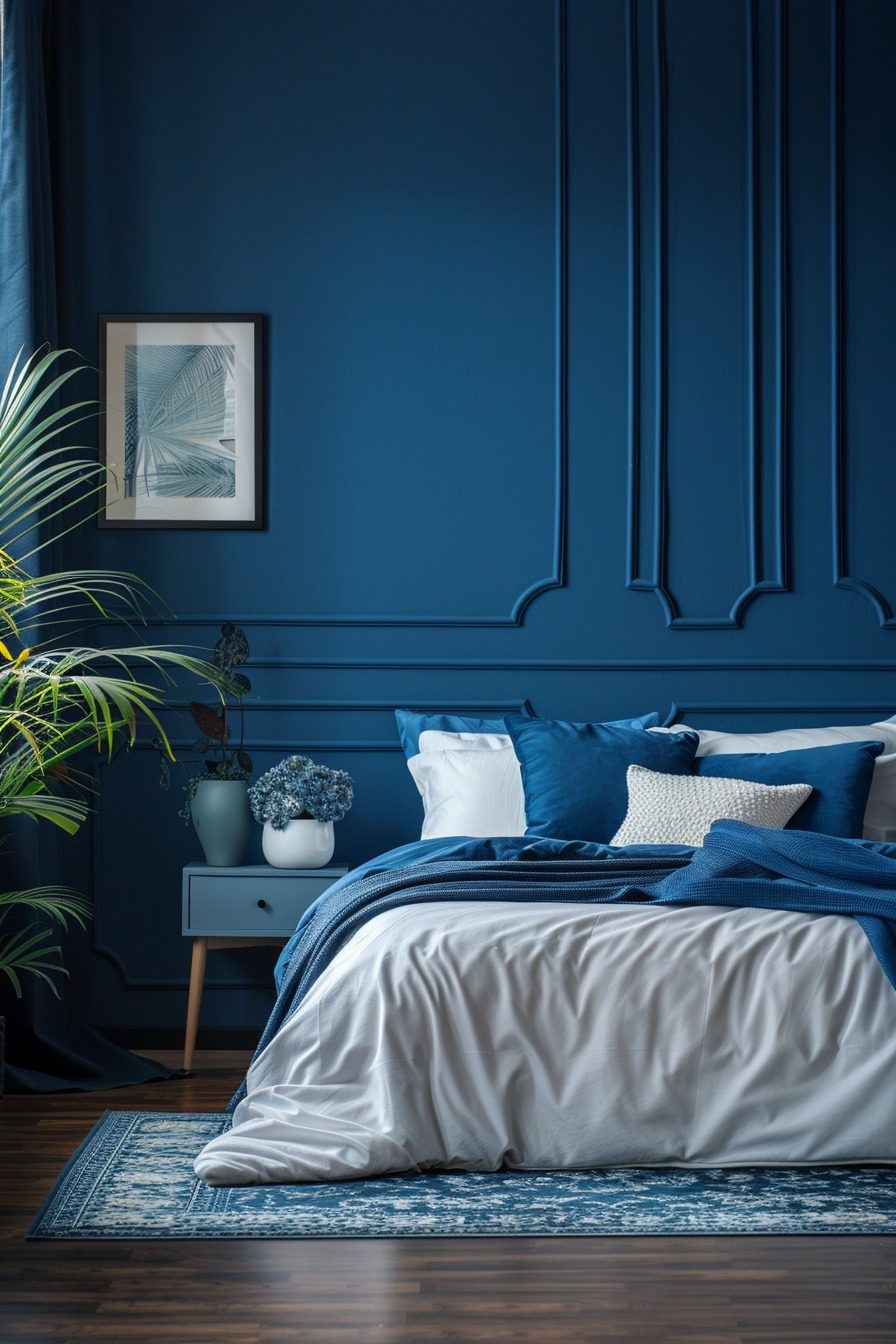 29 Minimal Blue Bedroom Ideas to Refresh Your Home - My Elegant Home