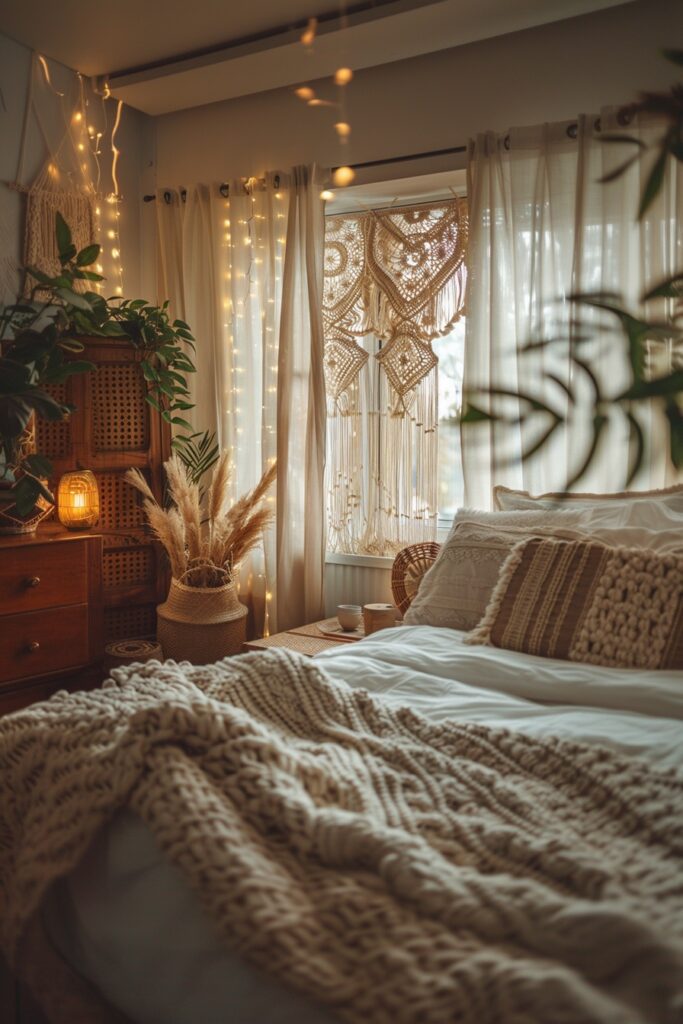 29 Boho Bedroom Curtain Ideas to Elevate Your Style - My Elegant Home