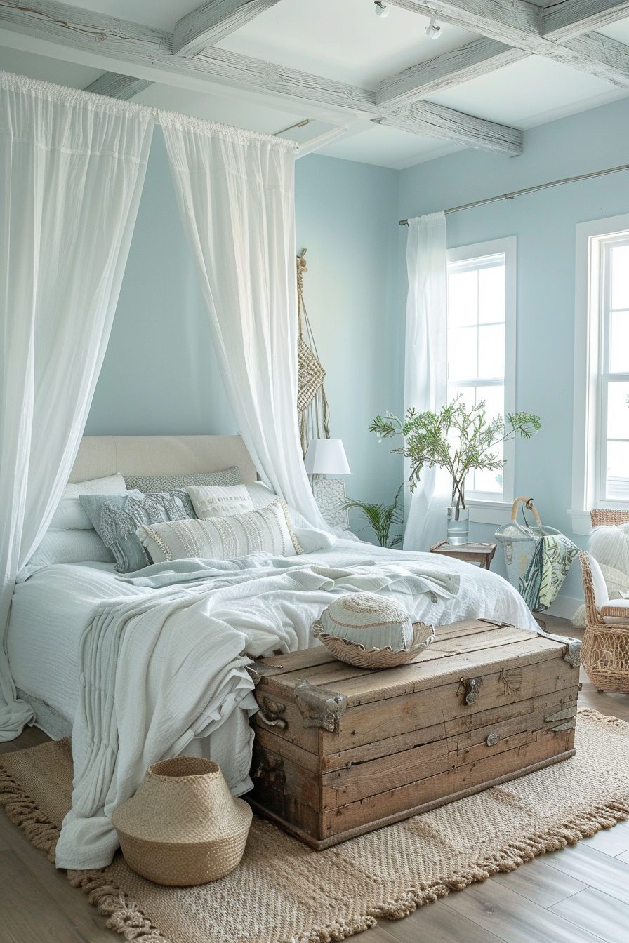 29 Light Blue Boho Bedroom Decor Ideas for Tranquil Living - My Elegant ...