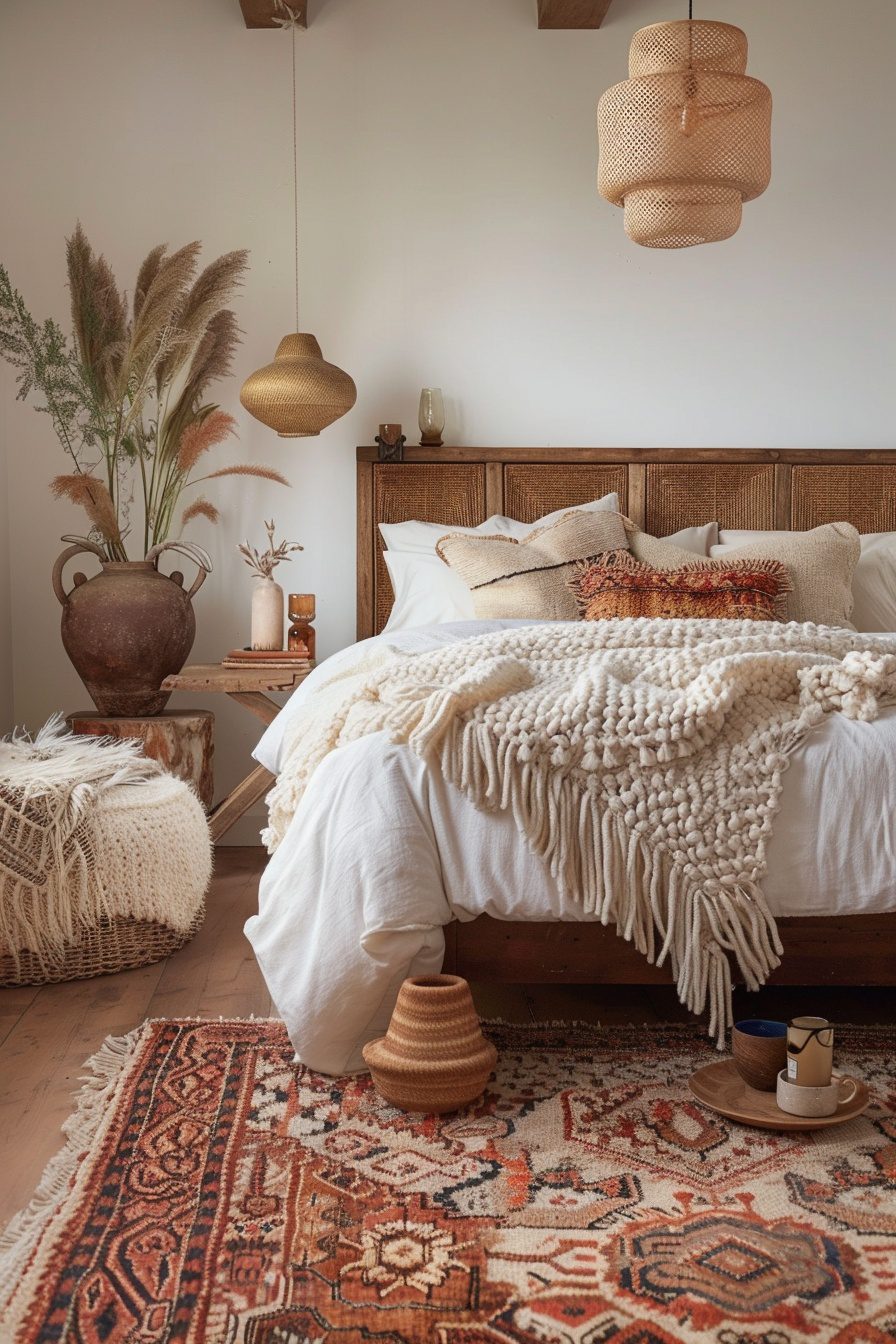 29 Cozy Boho Style Bedroom Ideas for a Serene Sanctuary - My Elegant Home