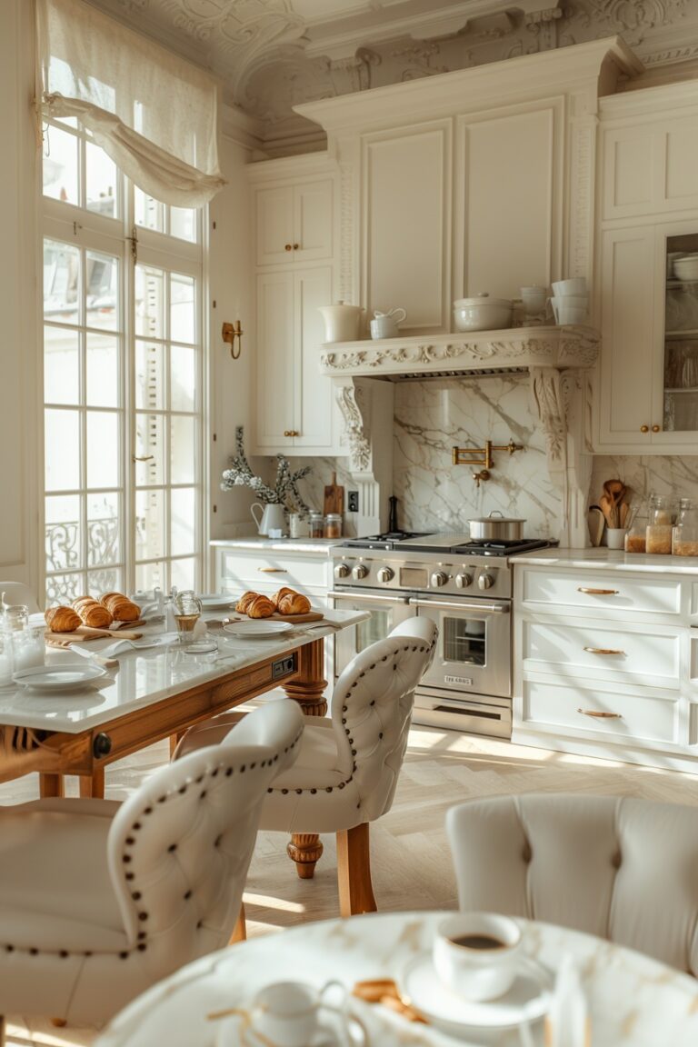29 French Style Kitchen Ideas for a Touch of Paris - My Elegant Home