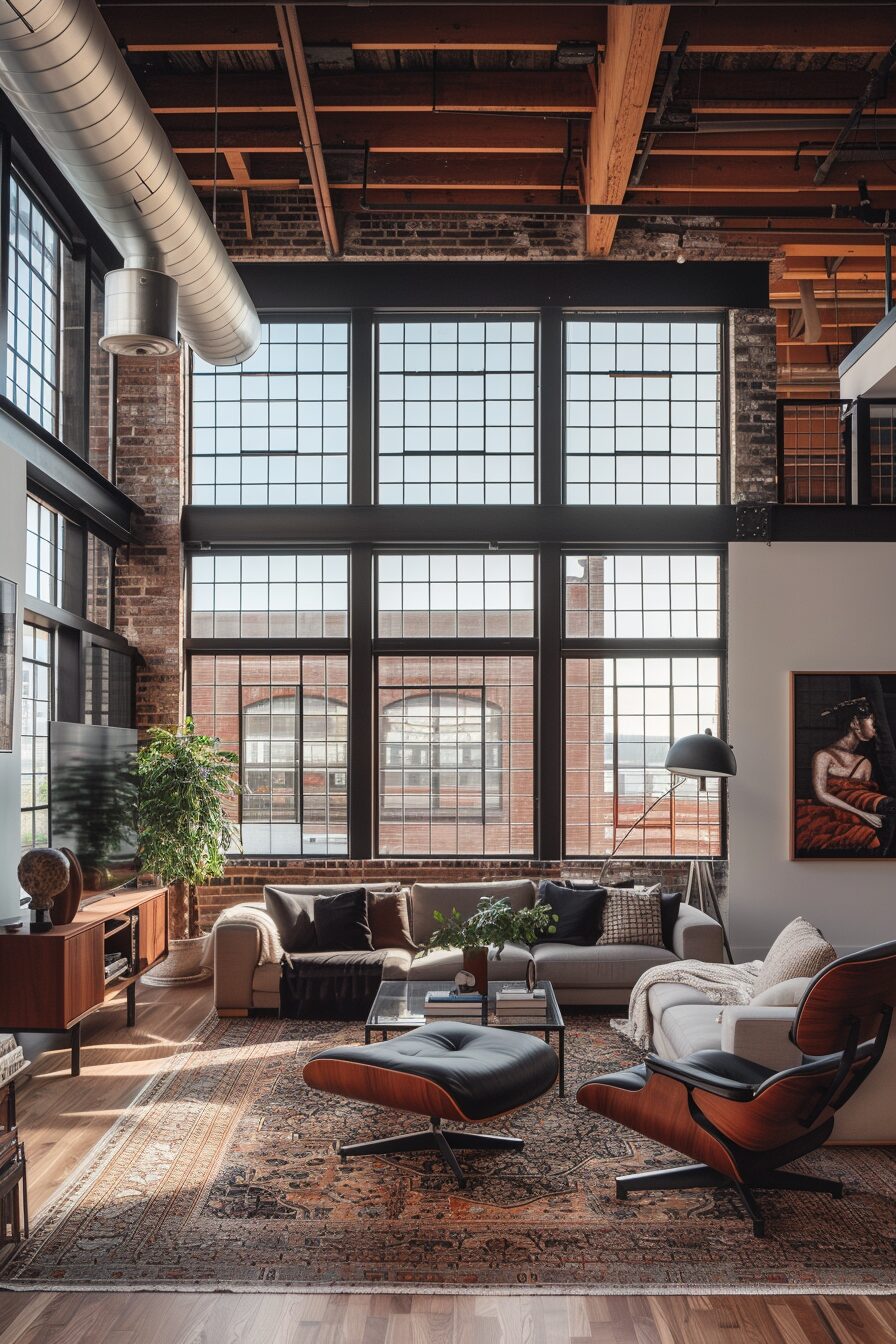 29 Industrial Living Room Ideas for Powerful Interiors - My Elegant Home