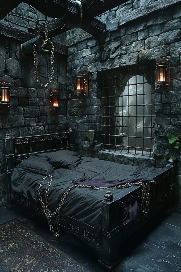 29 Dark Fantasy Bedroom Ideas for a Captivating Atmosphere - My Elegant Home
