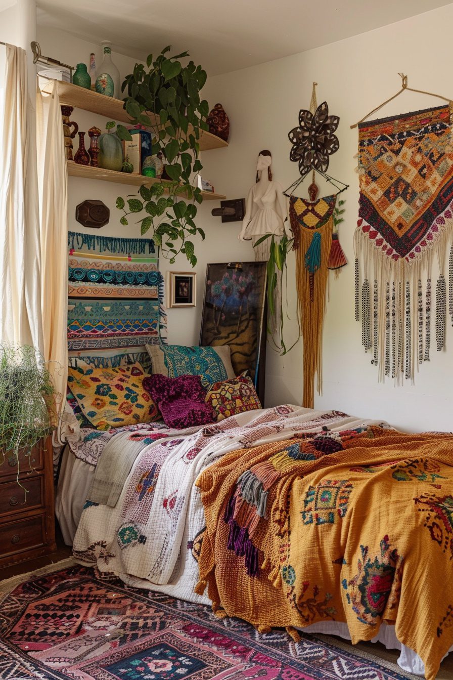 29 Boho Bedroom Apartment Ideas for a Comfy Living - My Elegant Home