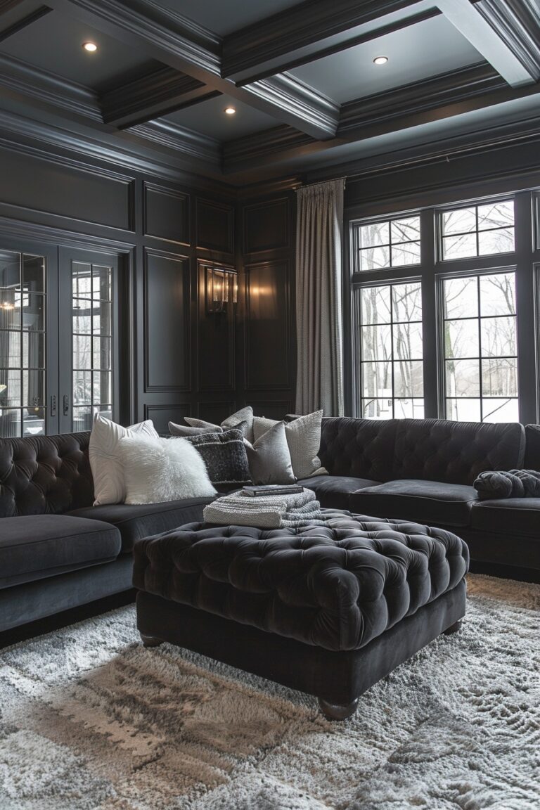 29 Dark Grey Couch Living Room Ideas to Create a Relaxing Atmosphere ...