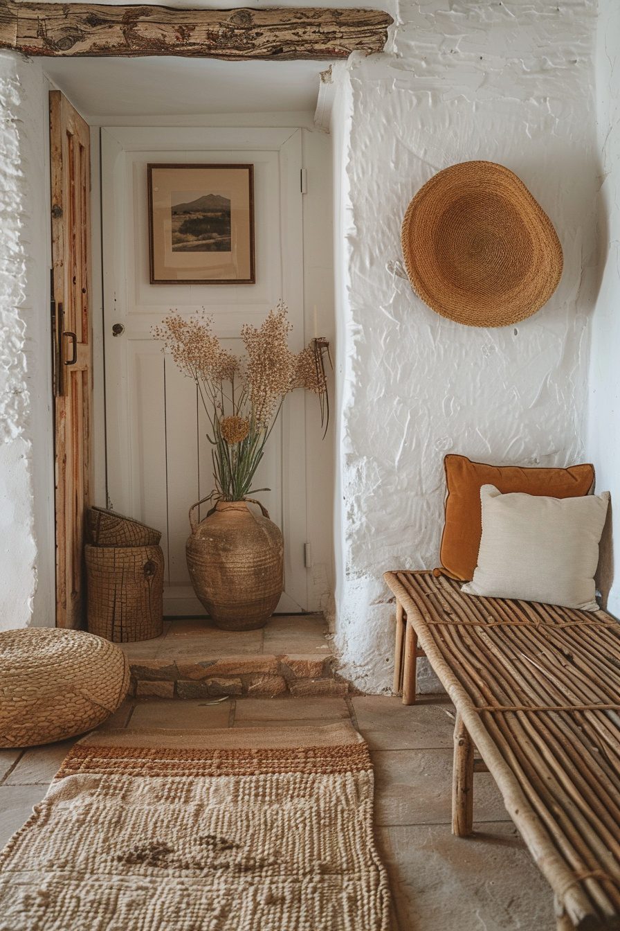 29 Boho Entryway Ideas for a Cozy and Welcoming Vibe - My Elegant Home