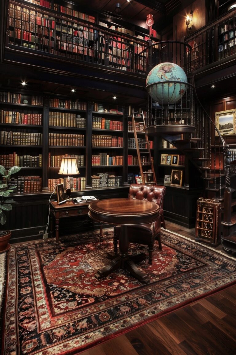 29 Dark Academia Decor Ideas for a Vintage-Inspired Home - My Elegant Home