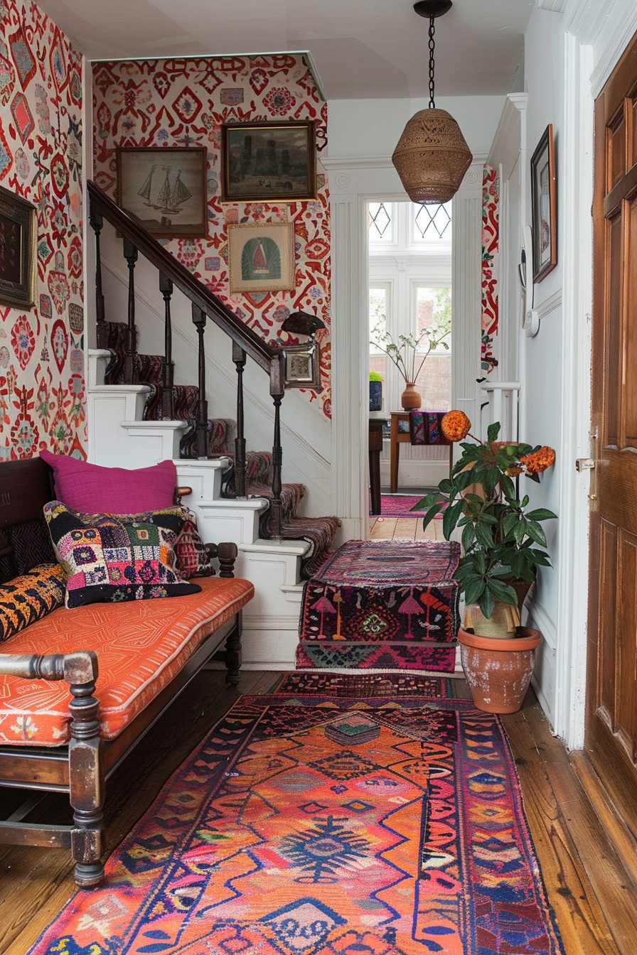 29 Boho Entryway Ideas for a Cozy and Welcoming Vibe - My Elegant Home