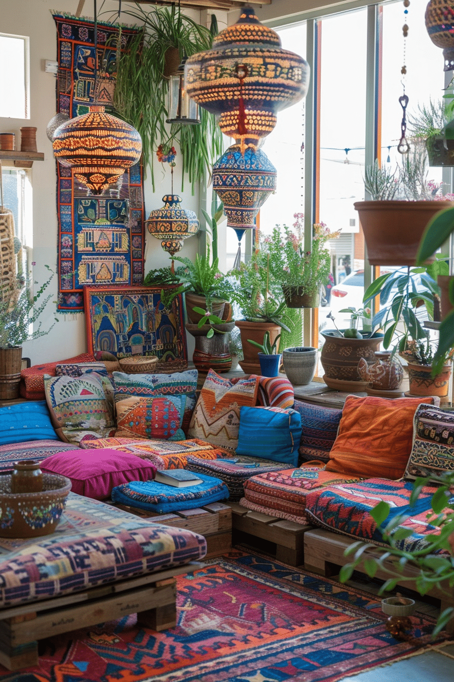 29 Boho Maximalist Living Room Ideas: Embrace Vibrant Patterns and ...