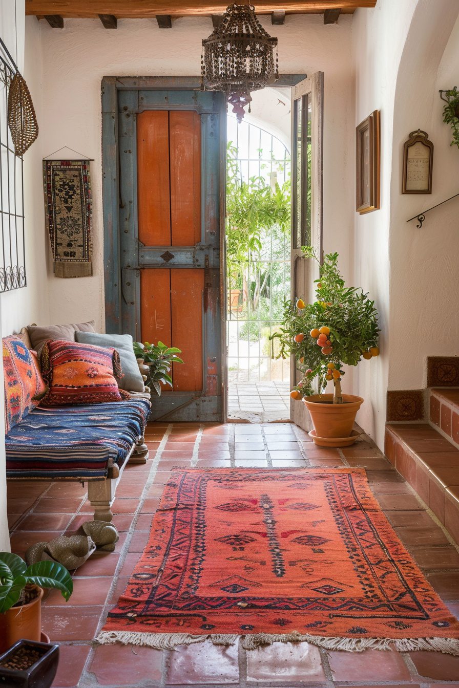 29 Boho Entryway Ideas for a Cozy and Welcoming Vibe - My Elegant Home