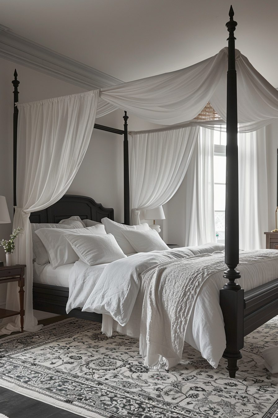 29 Canopy Bed Ideas for Ultimate Comfort - My Elegant Home