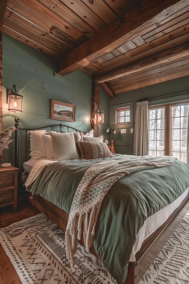 29 Sage Green Farmhouse Bedroom Ideas for a Fresh Update - My Elegant Home
