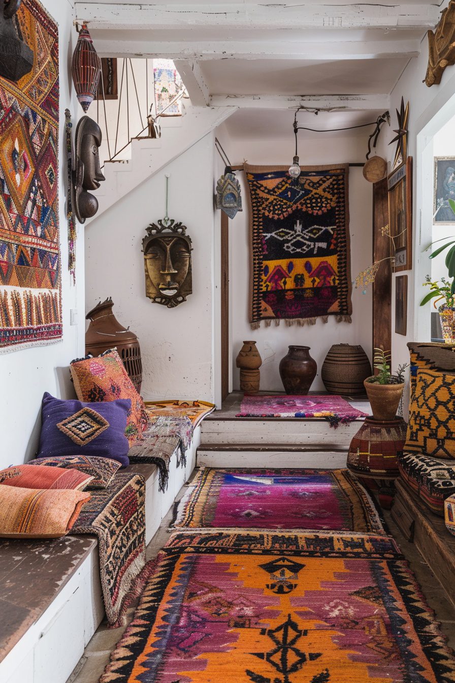 29 Boho Entryway Ideas for a Cozy and Welcoming Vibe - My Elegant Home