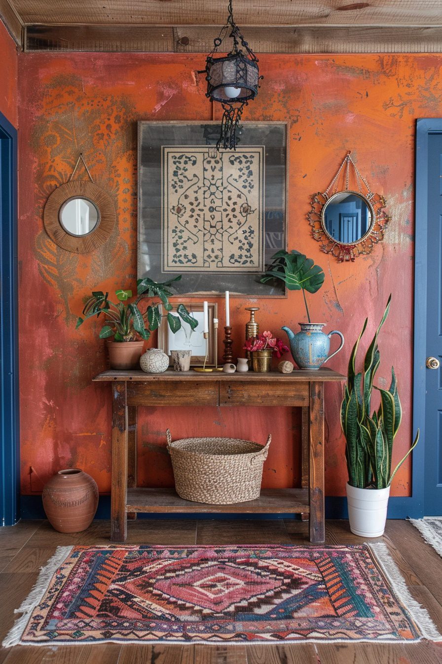 29 Boho Entryway Ideas for a Cozy and Welcoming Vibe - My Elegant Home