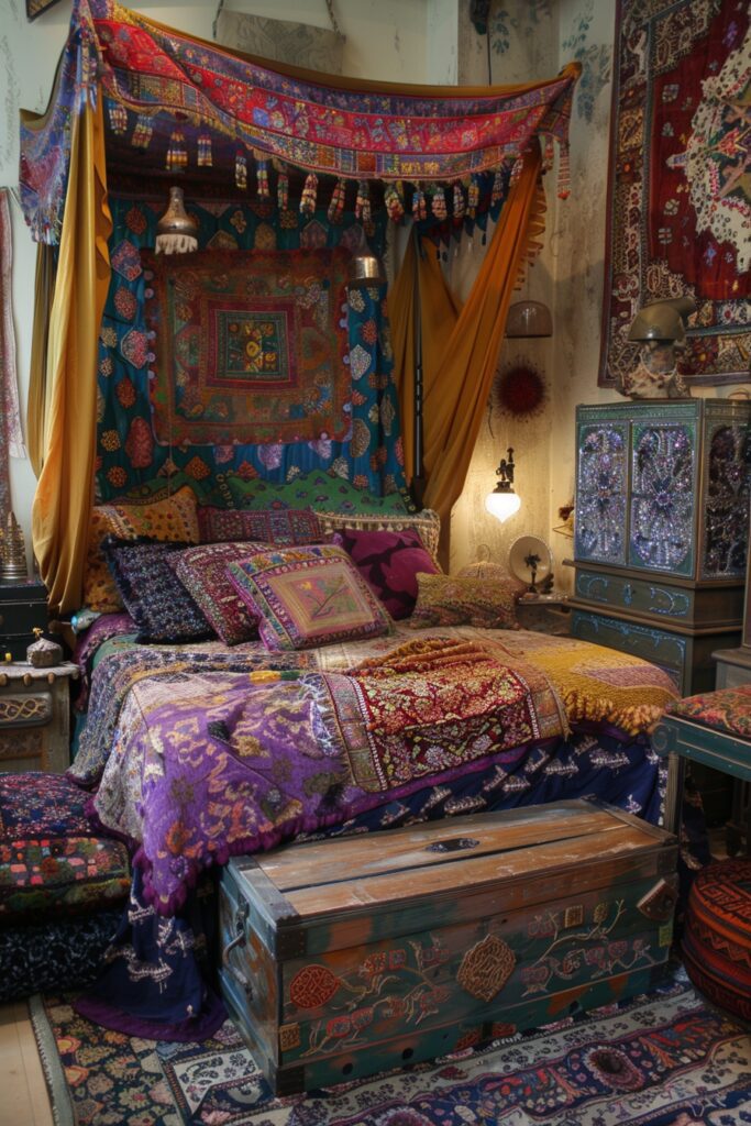 29 Gypsy Boho Bedroom Ideas for an Eclectic and Vibrant Atmosphere - My ...