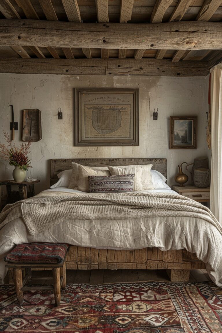 29 Rustic Boho Style Bedrooms for a Perfect Mix of Rustic and Bohemian ...