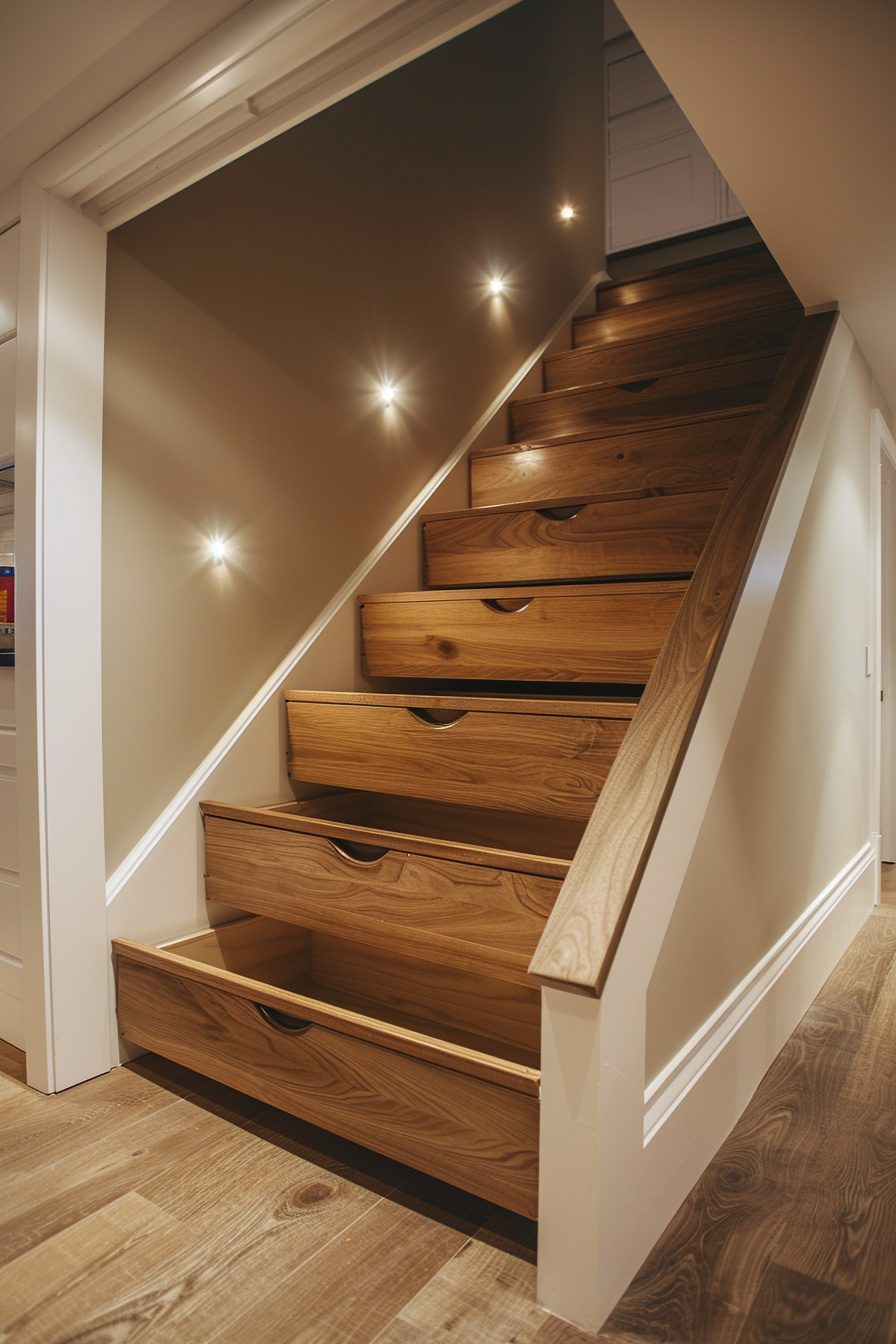 29 Staircase Storage Under Stairs Ideas to Maximize Your Home's Space ...