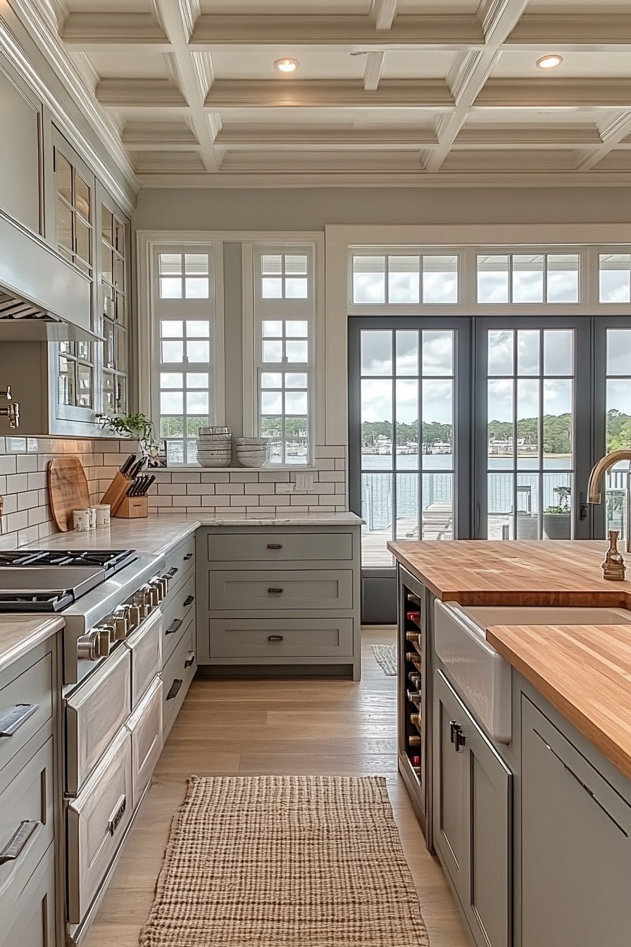 29 Coastal Farmhouse Kitchen Ideas That Blend Rustic with Coastal ...