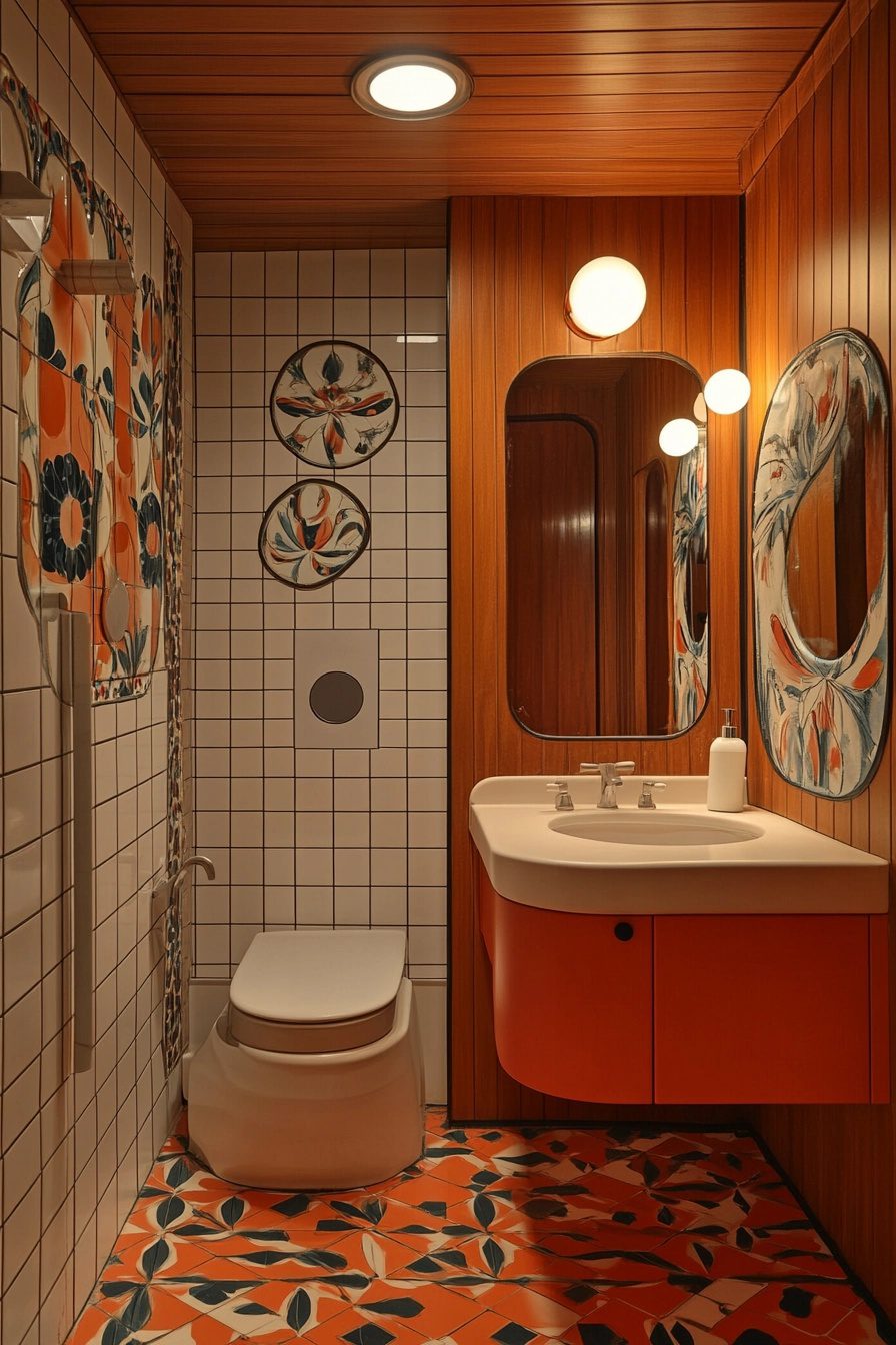 29 Vintage Modern Master Bath Ideas to Blend Classic Charm with Modern ...