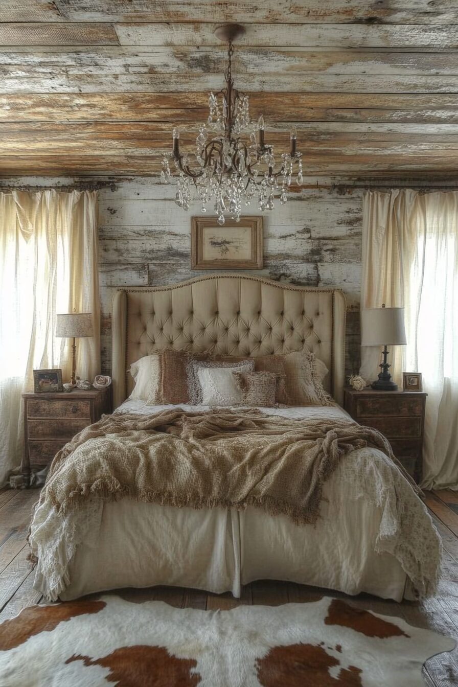 29 Rustic Bedroom Ideas with Vintage Charm - My Elegant Home