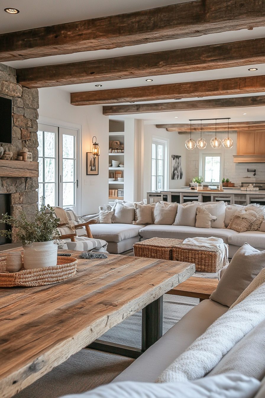 29 Rustic Living Room Ideas to Transform Your Space into a Country ...