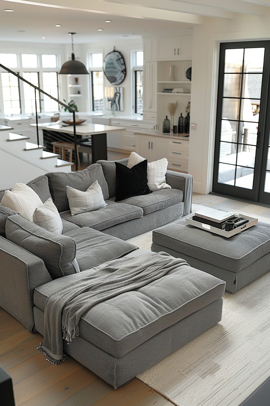 29 Grey Couch Living Room Ideas to Suit Any Home Aesthetic - My Elegant ...