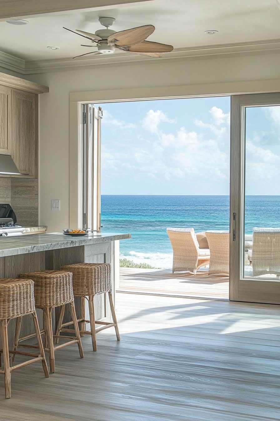 29 Coastal Farmhouse Kitchen Ideas That Blend Rustic with Coastal ...