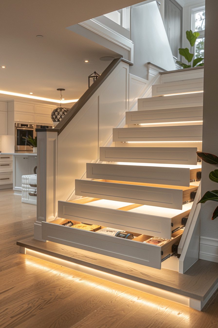 29 Staircase Storage Under Stairs Ideas to Maximize Your Home's Space ...