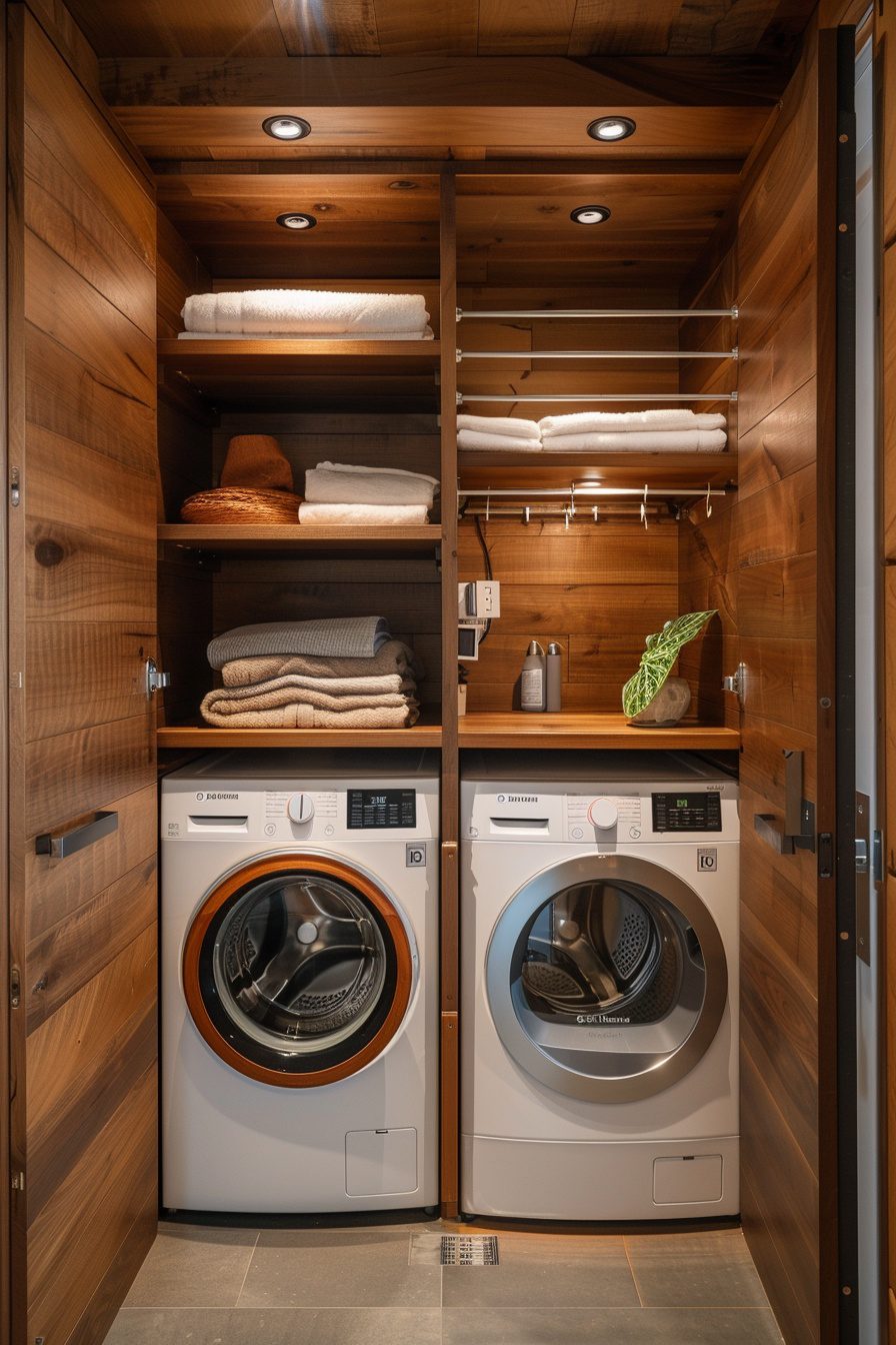 29 Stacked Laundry Room Ideas for a Clean and Clutter-Free Space - My ...