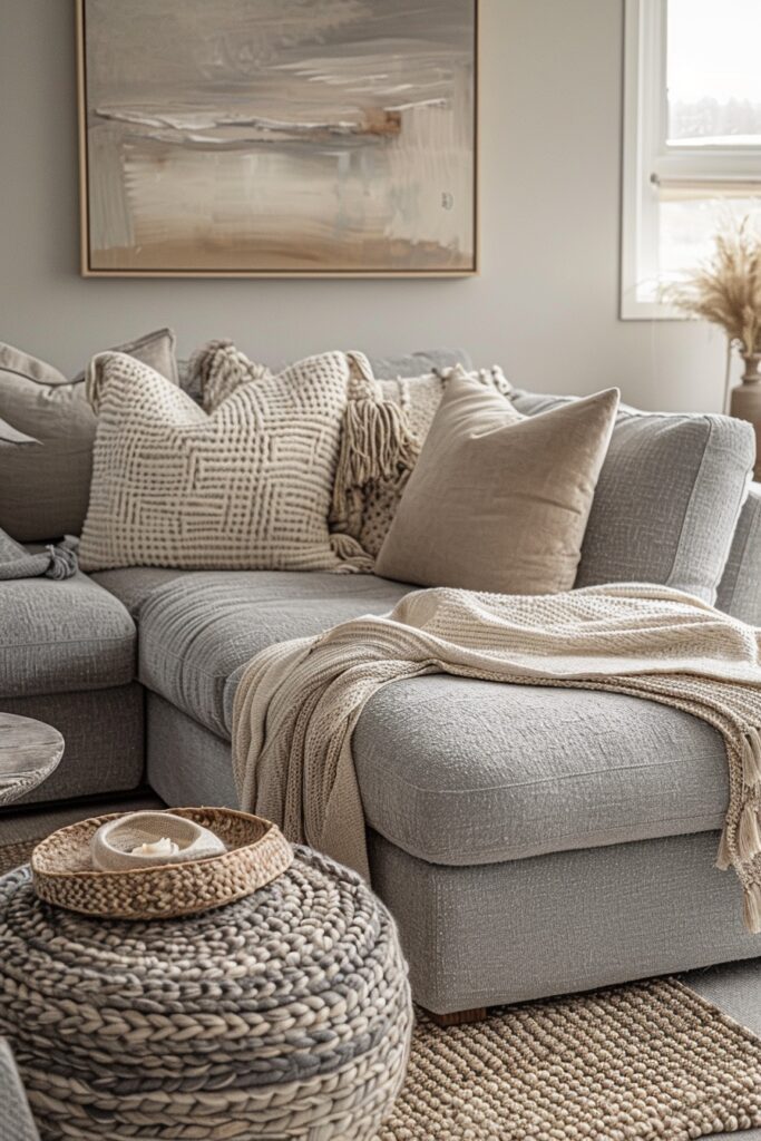 29 Grey Couch Living Room Ideas to Suit Any Home Aesthetic - My Elegant ...