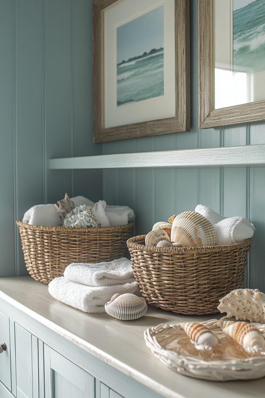 29 Coastal Farmhouse Bathroom Ideas That Blend Rustic Charm with ...