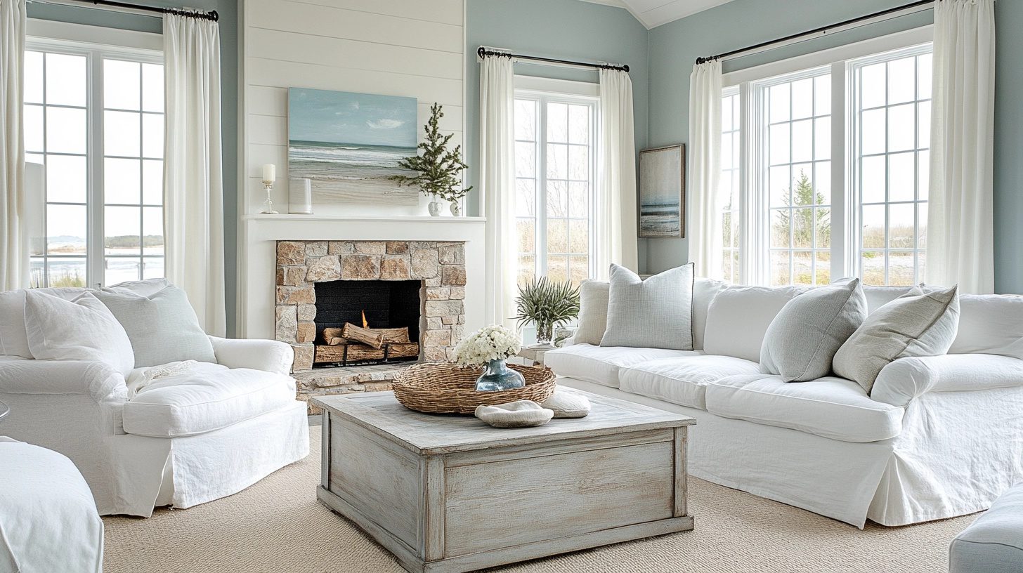 29 Coastal Farmhouse Decor Ideas for a Breezy Home Makeover - My ...