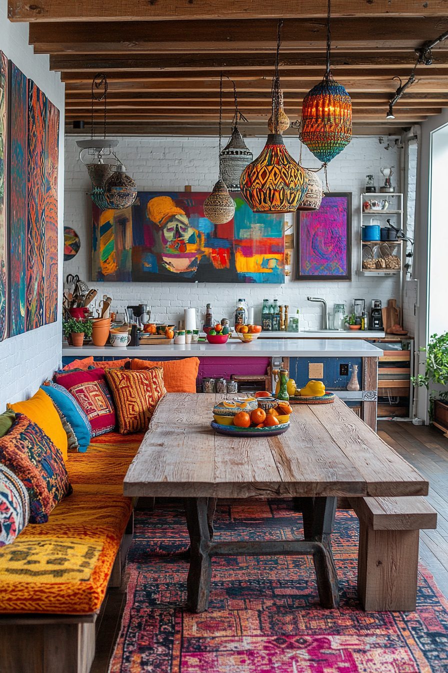 29 Modern Boho Kitchen Ideas to Blend Contemporary and Bohemian Styles ...