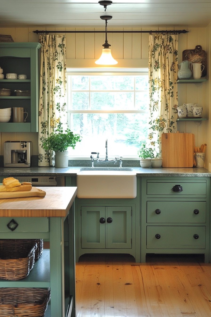 29 Green Kitchen Designs Ideas to Add a Touch of Nature to Your Home ...