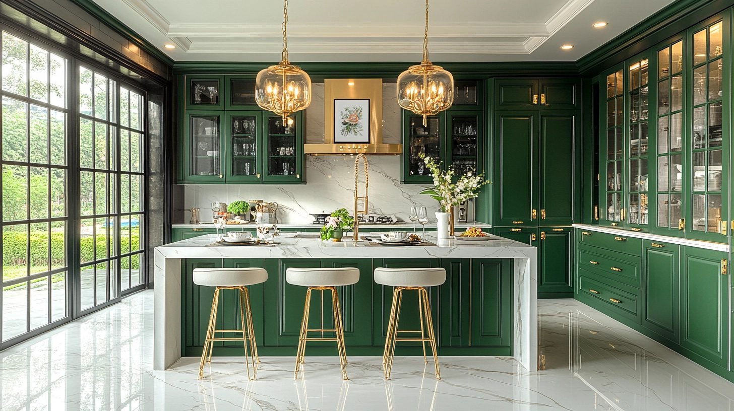 29 Green Kitchen Designs Ideas to Add a Touch of Nature to Your Home ...