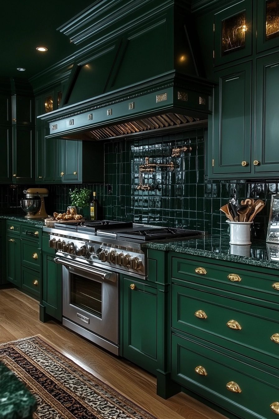 29 Green Kitchen Designs Ideas to Add a Touch of Nature to Your Home ...