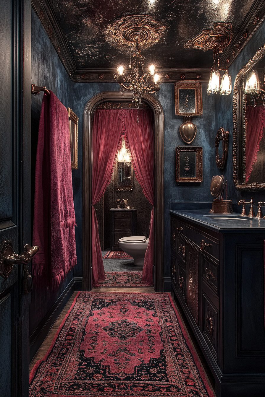 29 Western Gothic Bathroom Ideas for a Vintage-Inspired Gothic Look ...