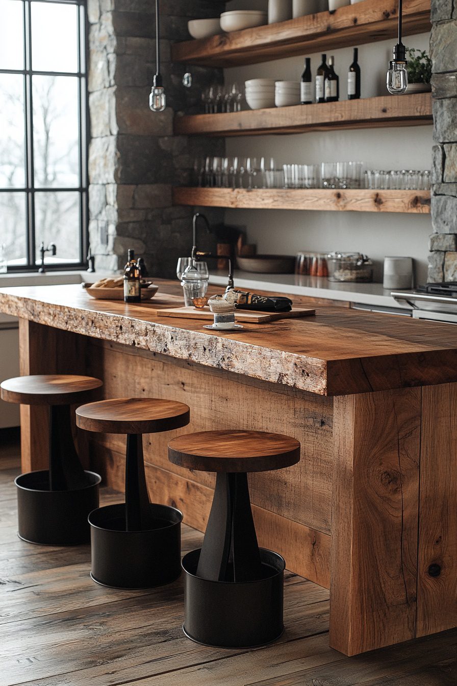 29 Rustic Modern Kitchen Ideas for a Perfect Blend of Cozy and ...