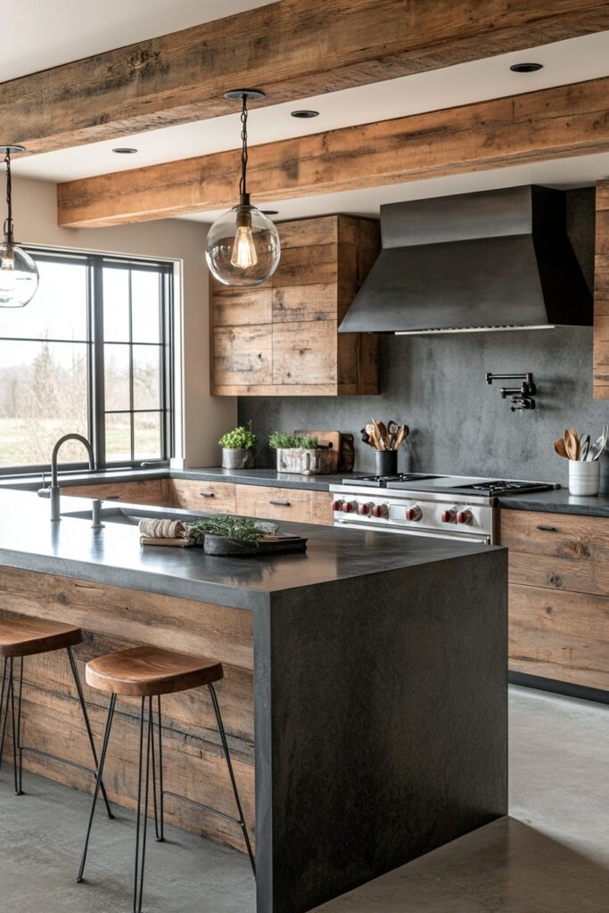 29 Rustic Modern Kitchen Ideas for a Perfect Blend of Cozy and ...