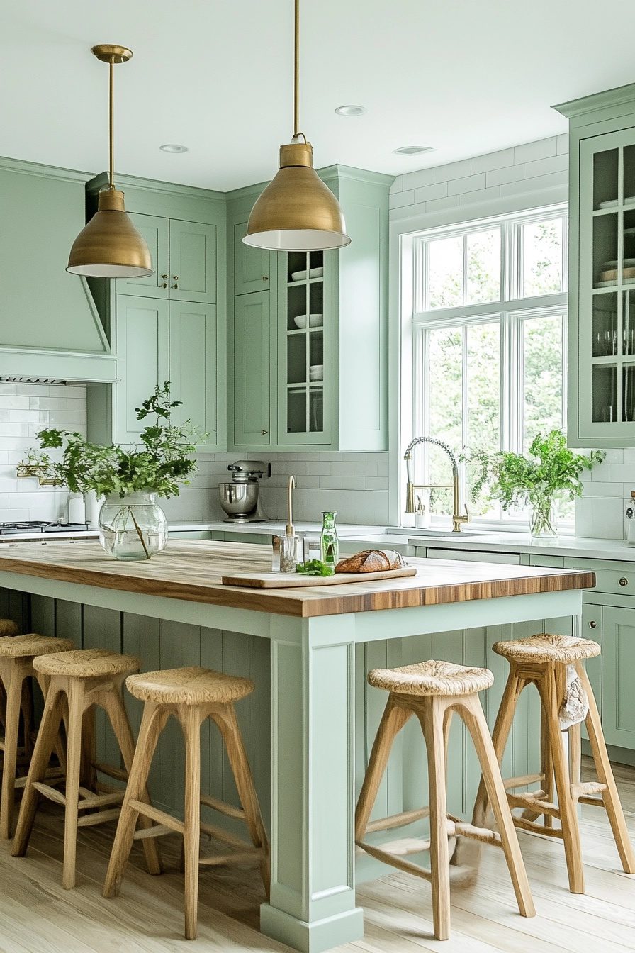 29 Coastal Preppy Kitchen Ideas for a Breezy and Elegant Design - My ...