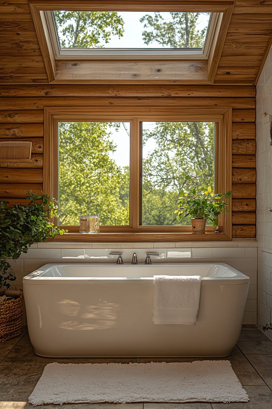 29 Small Log Cabin Interior Bathroom Ideas to Maximize Functionality ...