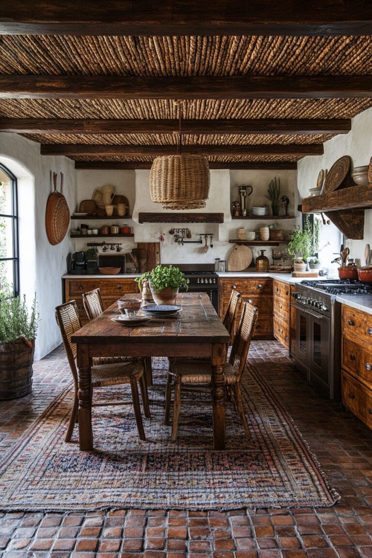 29 Modern Boho Kitchen Ideas to Blend Contemporary and Bohemian Styles ...
