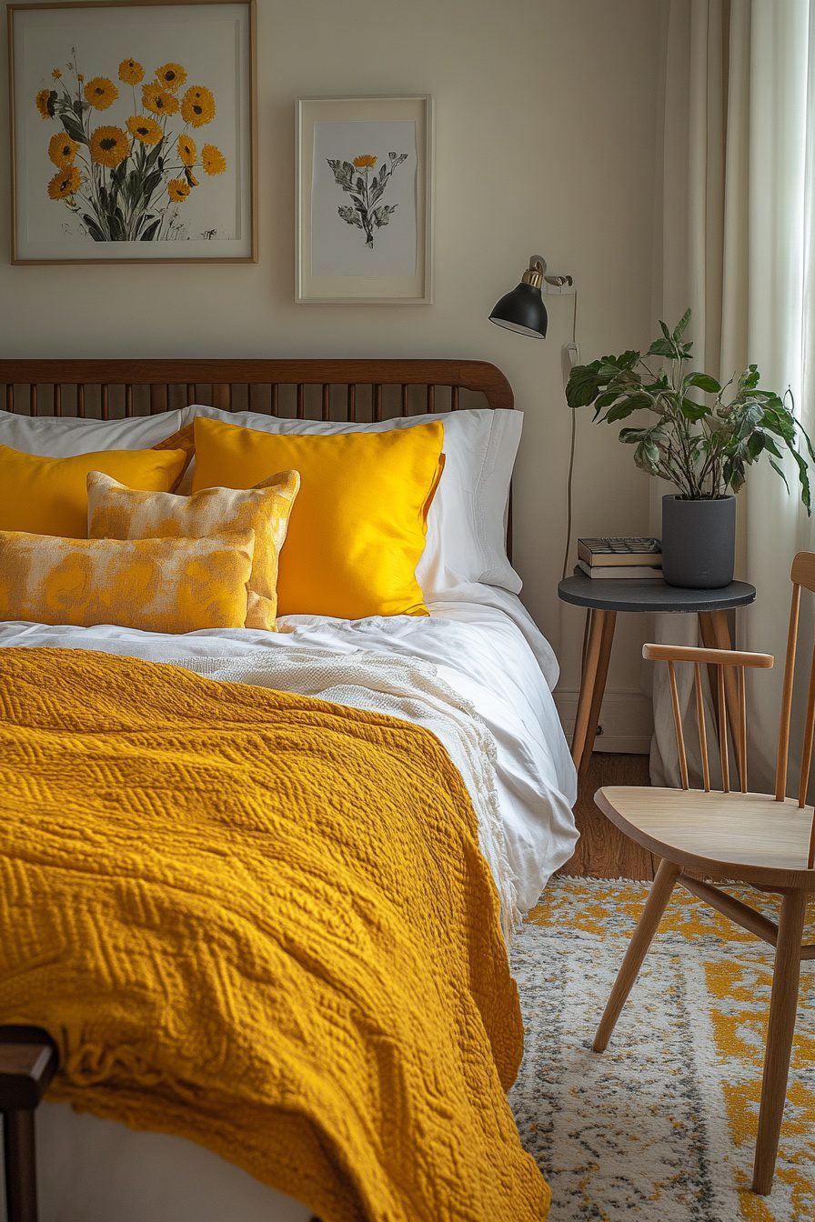 29 Yellow Boho Bedroom Ideas for Creating a Sunny and Serene Sanctuary ...