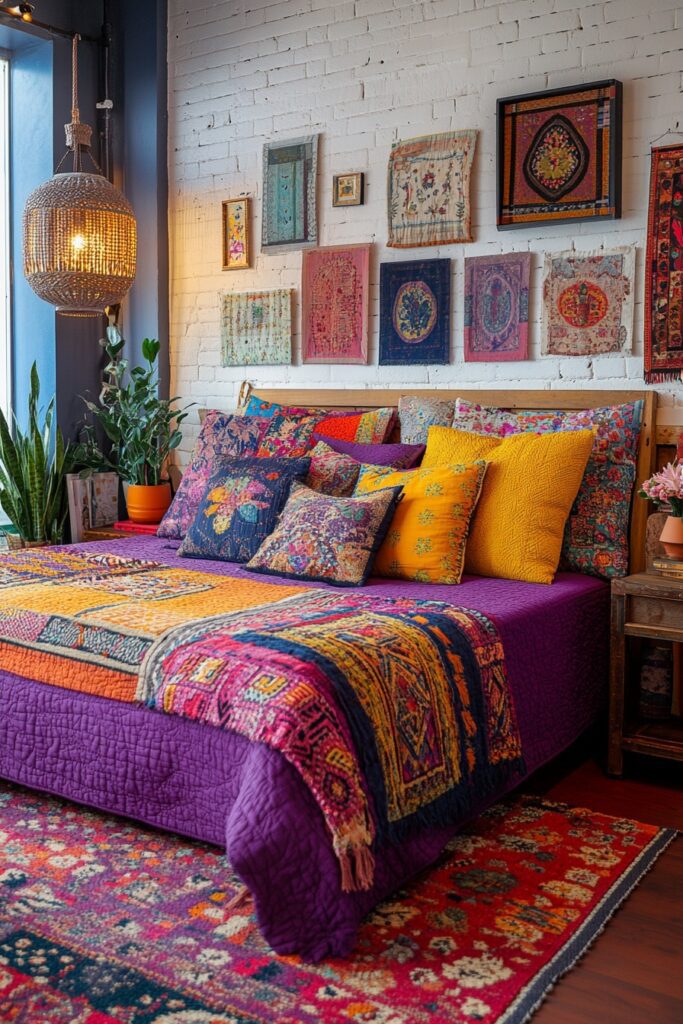 29 Colorful Boho Bedroom Ideas for Creating a Fun and Inviting Bedroom ...