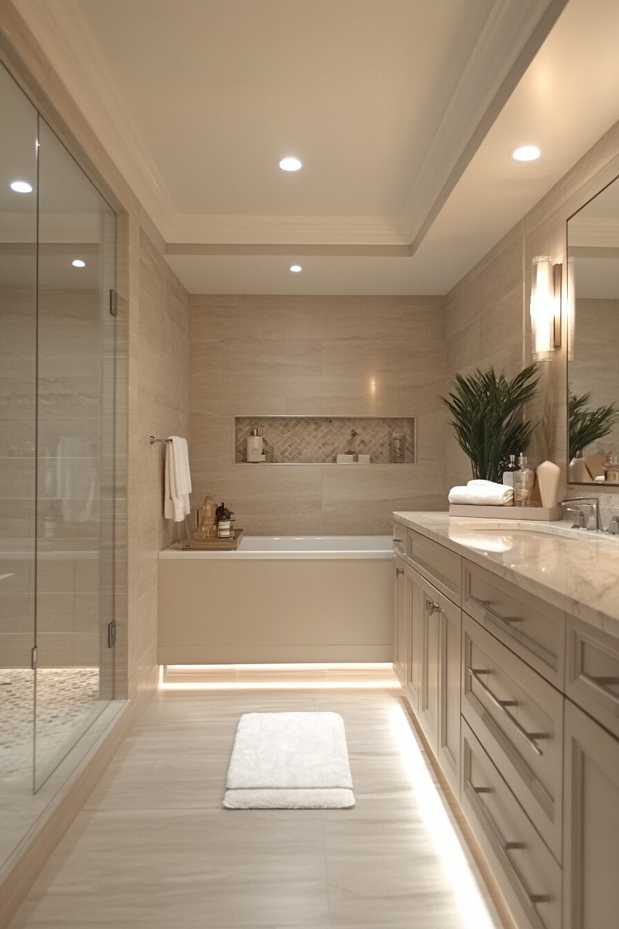 29 Transitional Bathroom Design Ideas That Fuse Traditional and ...