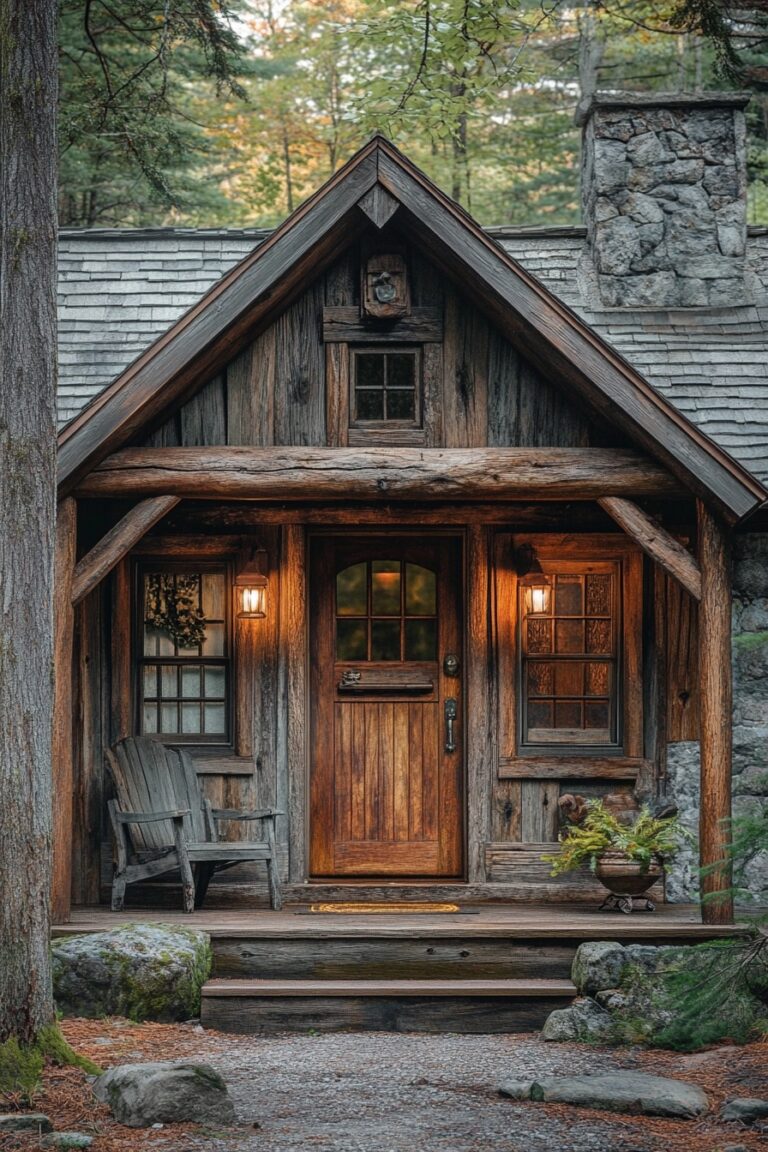 29 Small Cabin Exterior Ideas for a Beautiful and Functional Outdoor ...