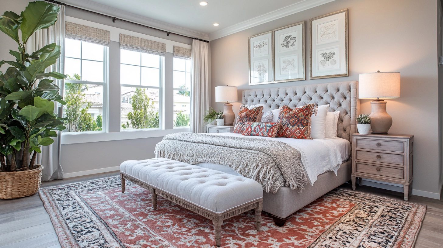 29 Gray Boho Bedroom Ideas for Creating a Chic and Relaxing Bedroom ...