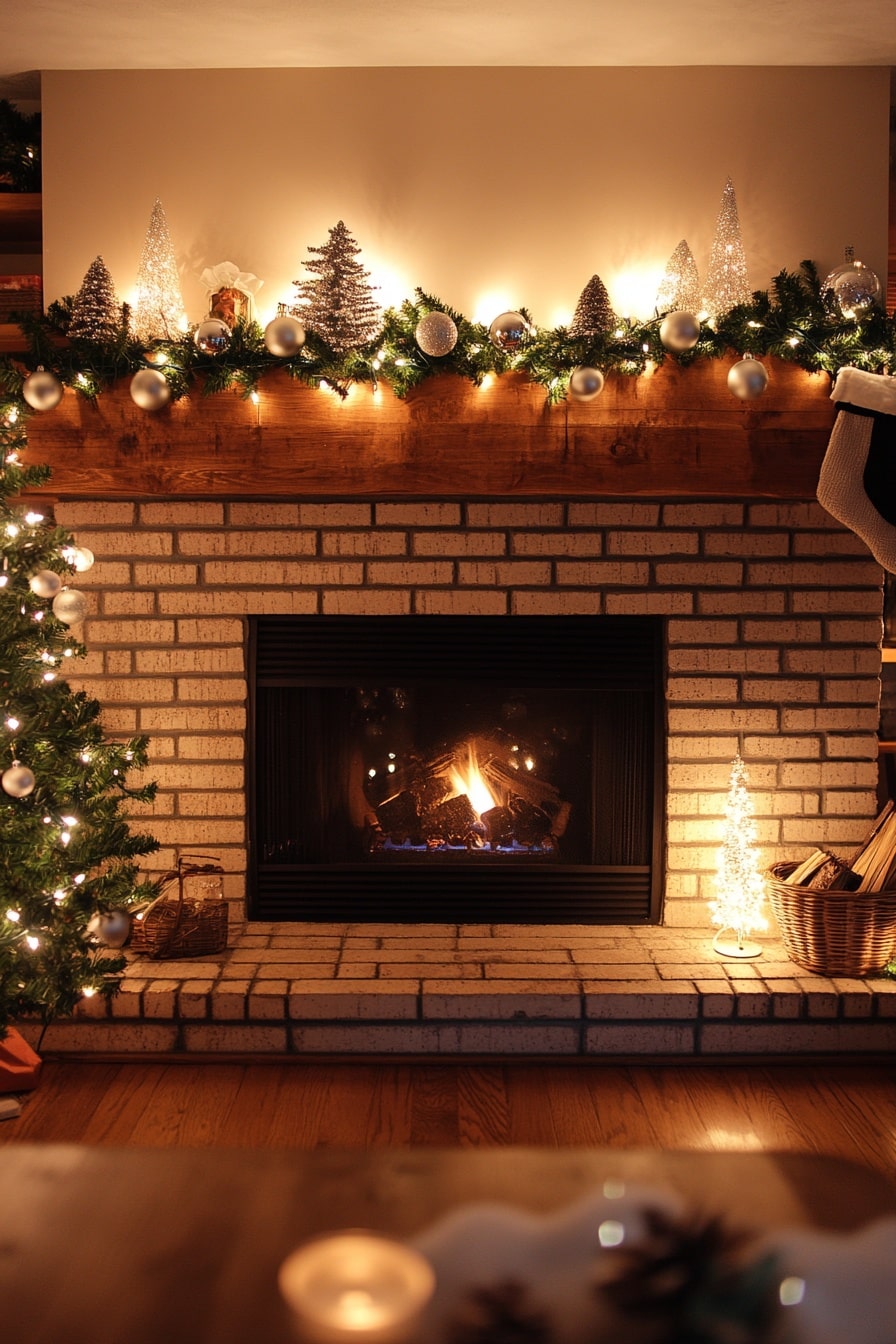 29 Fireplace Christmas Decorations for a Magical Holiday Ambience - My ...